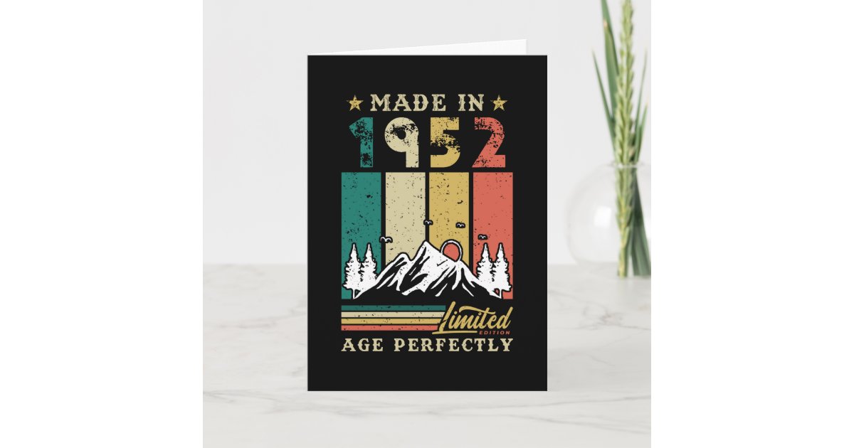 Vintage 1952 Birthday Card | Zazzle