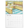 Vintage 1958 Kitchens - Classic 1950's Decor Calendar | Zazzle