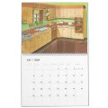 Vintage 1958 Kitchens - Classic 1950's Decor Calendar | Zazzle