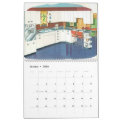 Vintage 1958 Kitchens - Classic 1950's Decor Calendar | Zazzle