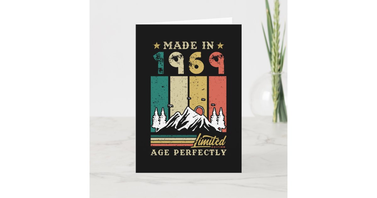 Vintage 1969 Birthday Card | Zazzle