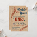 Vintage 1st Birthday Baseball Invitation | Zazzle