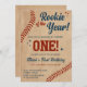 Vintage 1st Birthday Baseball Invitation | Zazzle