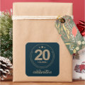 Vintage 20 Years Celebration Sticker | Zazzle