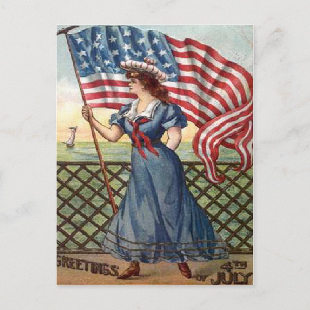 vintage 4th of July Postcard | Zazzle