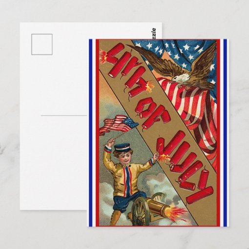 Vintage 4th of July postcards | Zazzle