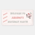 Vintage 50s Children's Birthday Hooray Welcome Banner | Zazzle