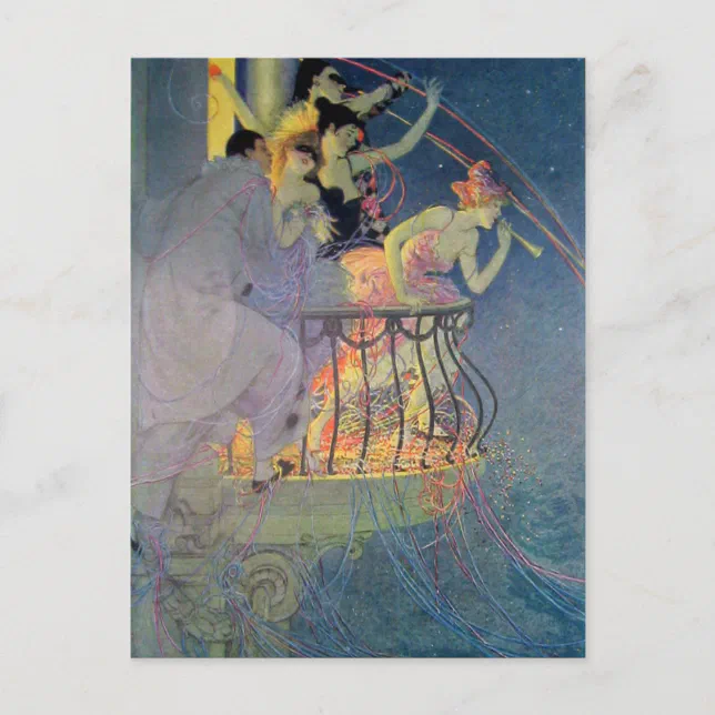 Vintage - A Party Celebration, Postcard | Zazzle