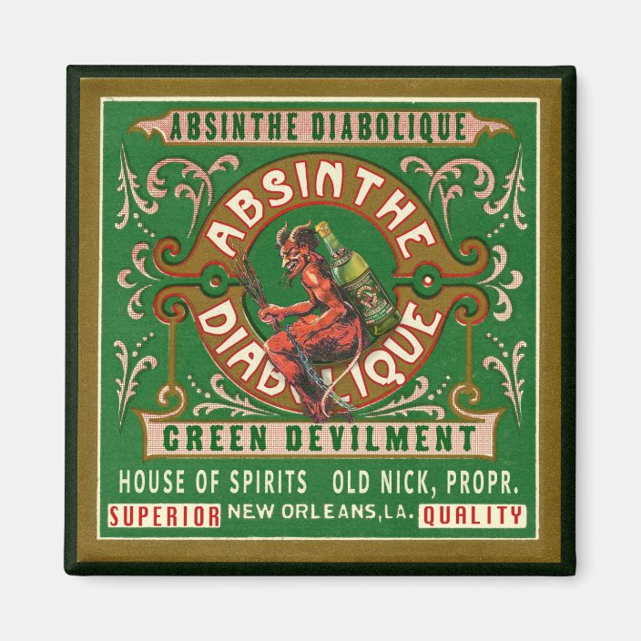Vintage Absinthe Label Magnet | Zazzle.com