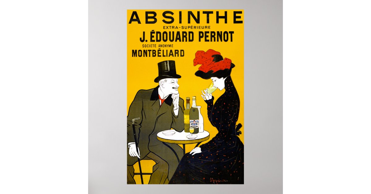 Vintage Absinthe Poster | Zazzle