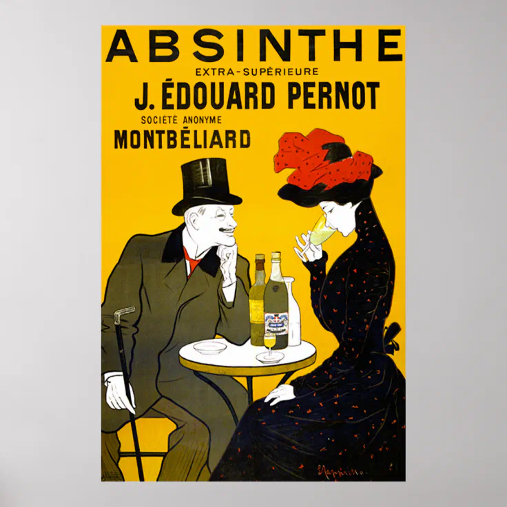 Vintage Absinthe Poster | Zazzle