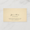 Vintage Acquaintance Business Card | Zazzle