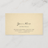 Vintage Acquaintance Business Card | Zazzle
