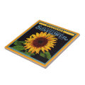 Vintage Ads Sunflower Brand Fruit Crate Label Tile | Zazzle