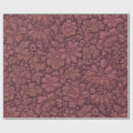 Vintage Aesthetic All Over Floral Print Wrapping Paper | Zazzle