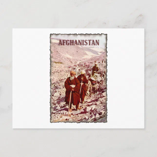 Vintage Afghanistan Postcard | Zazzle