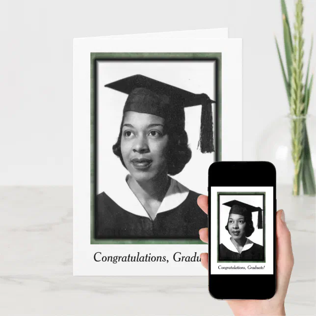 Vintage African American Graduation Card | Zazzle