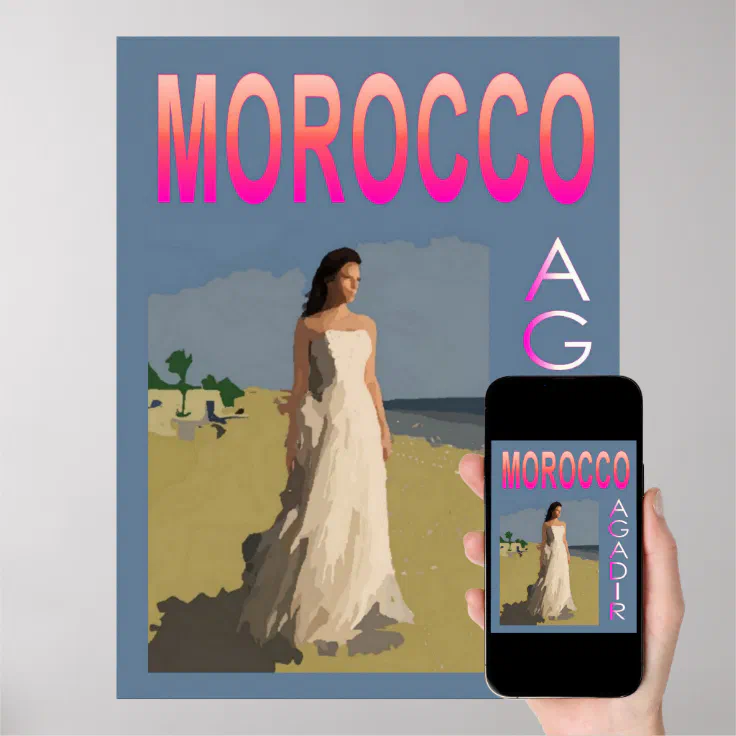 Vintage Agadir Poster | Zazzle