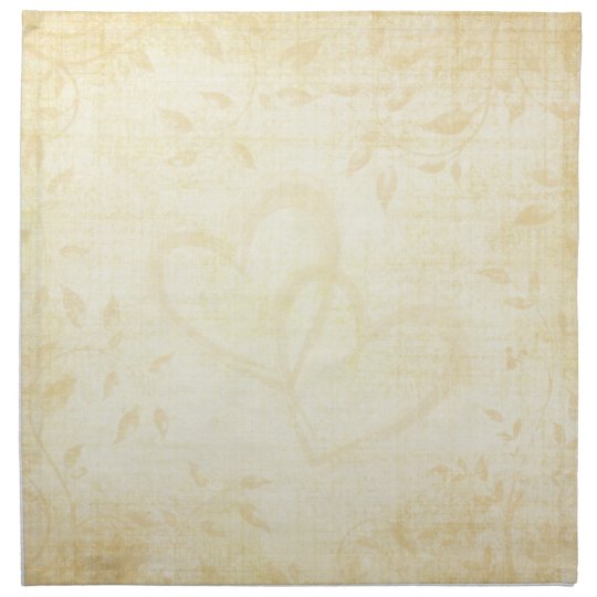 Vintage Aged Paper Wedding Napkin | Zazzle.com