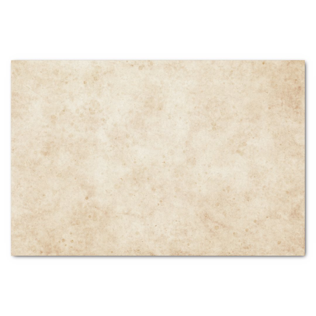 Vintage aged parchment tissue paper | Zazzle