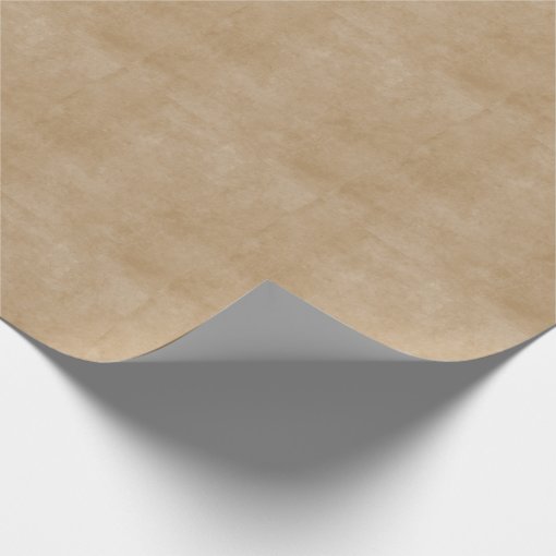 Vintage Aged Parchment Wrapping Paper | Zazzle