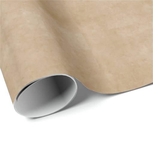 Vintage Aged Parchment Wrapping Paper | Zazzle