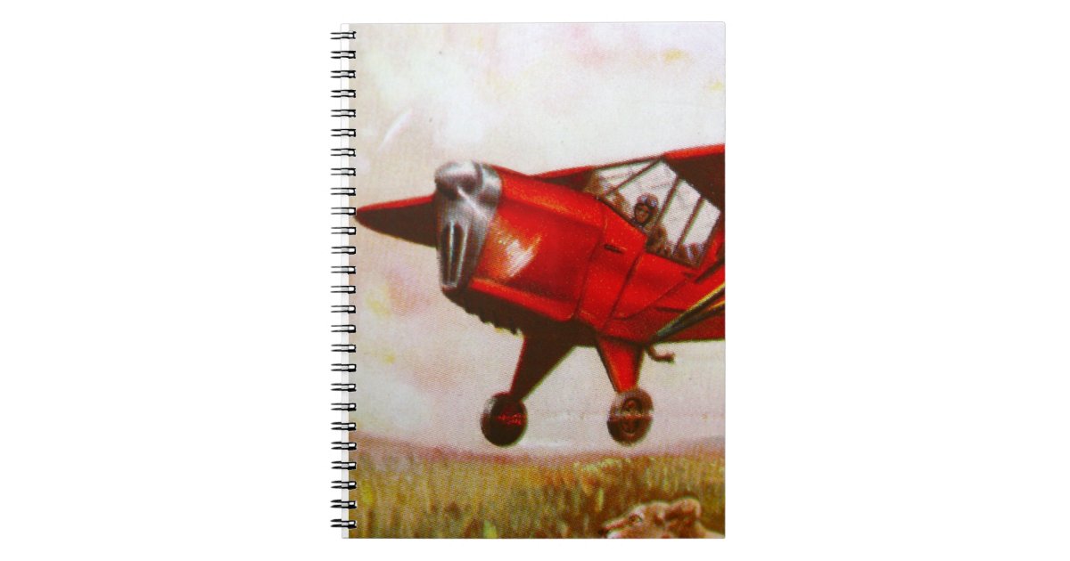 Vintage Aircraft Notebook | Zazzle