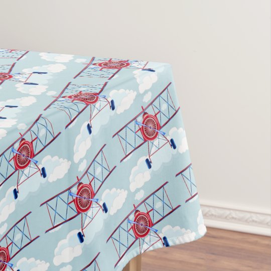 Vintage Airplane Aviator Aviation Airforce Pilot Tablecloth | Zazzle.com