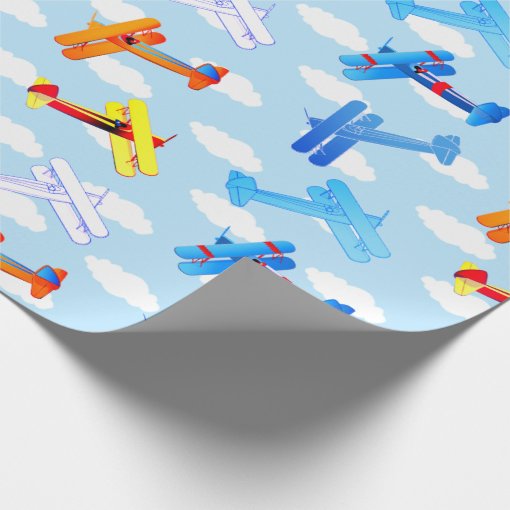 Vintage Airplane Aviator Aviation Airforce Pilot Wrapping Paper | Zazzle