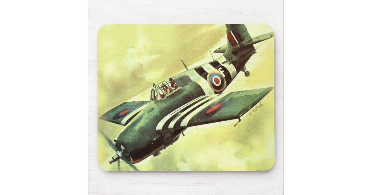 Vintage Airplane Mouse Pad | Zazzle