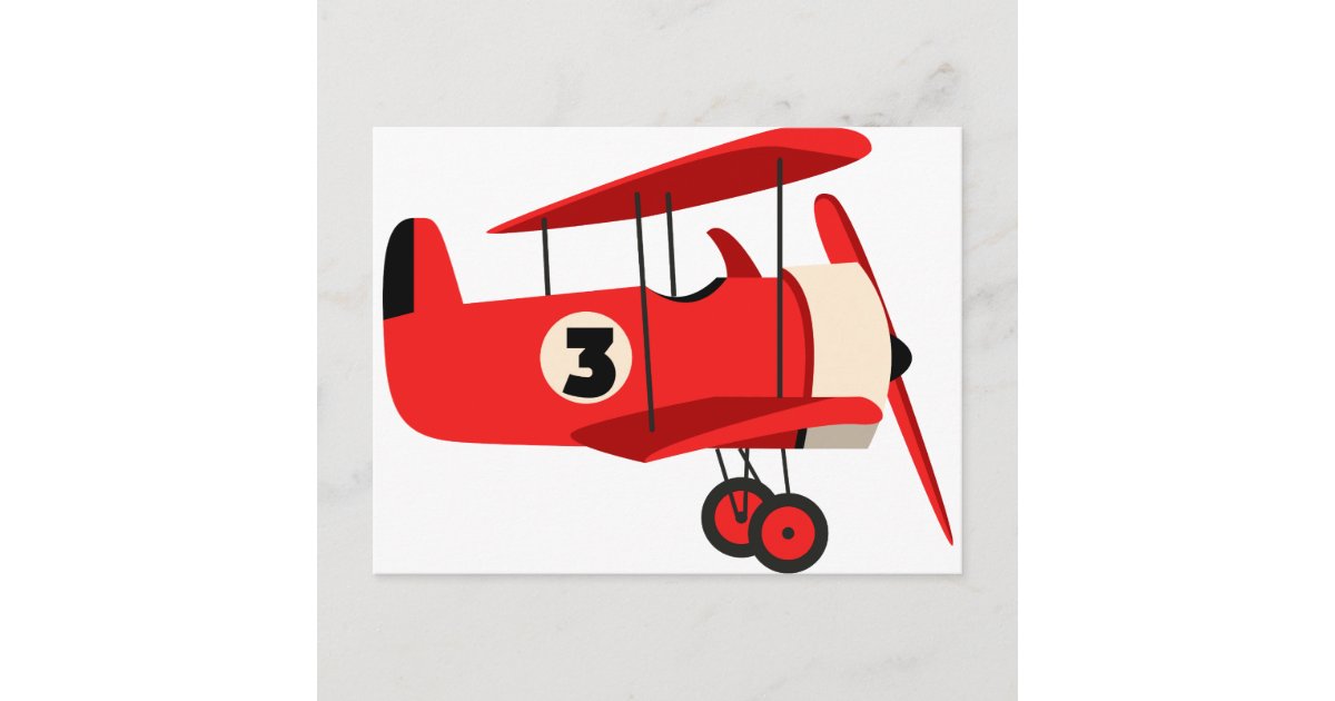 Vintage Airplane Postcard | Zazzle
