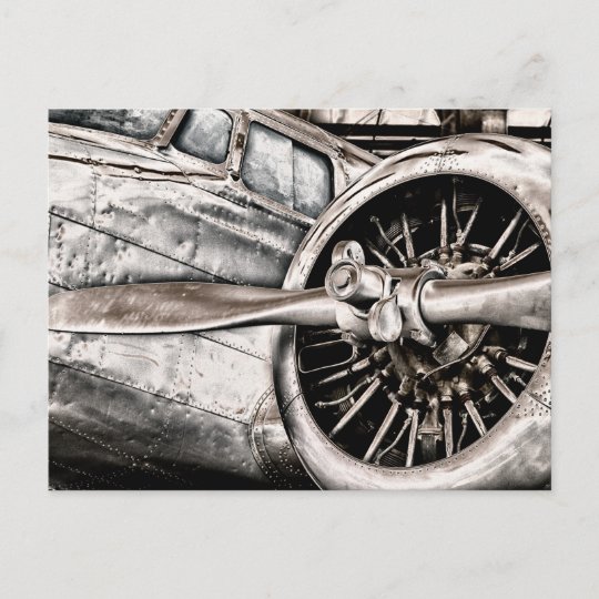 Vintage Airplane Postcard | Zazzle.com