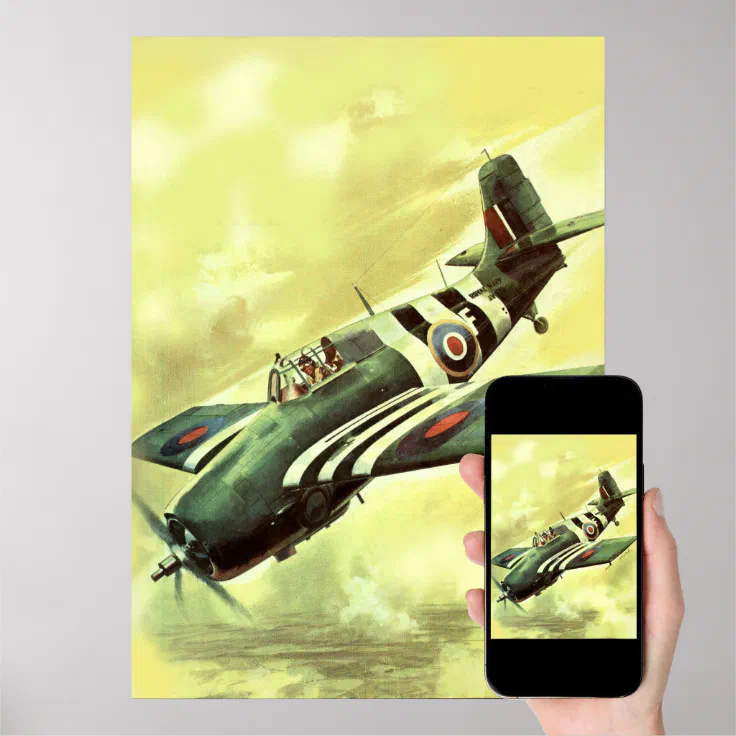 Vintage Airplane Poster | Zazzle