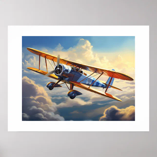 Vintage Airplane Poster | Zazzle