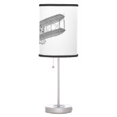 Vintage Airplane Retro Old Biplane Plane Biplanes Table Lamp | Zazzle