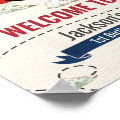 Vintage Airplane Welcome Party Sign | Zazzle