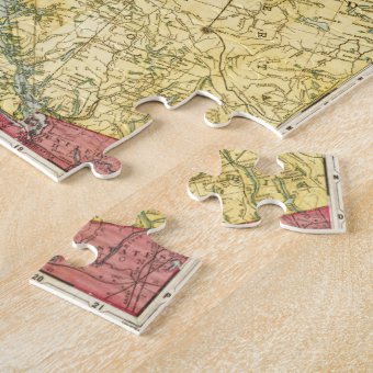 Vintage Alaska Map Jigsaw Puzzle | Zazzle