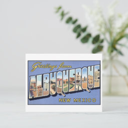 Vintage Albuquerque Postcard | Zazzle