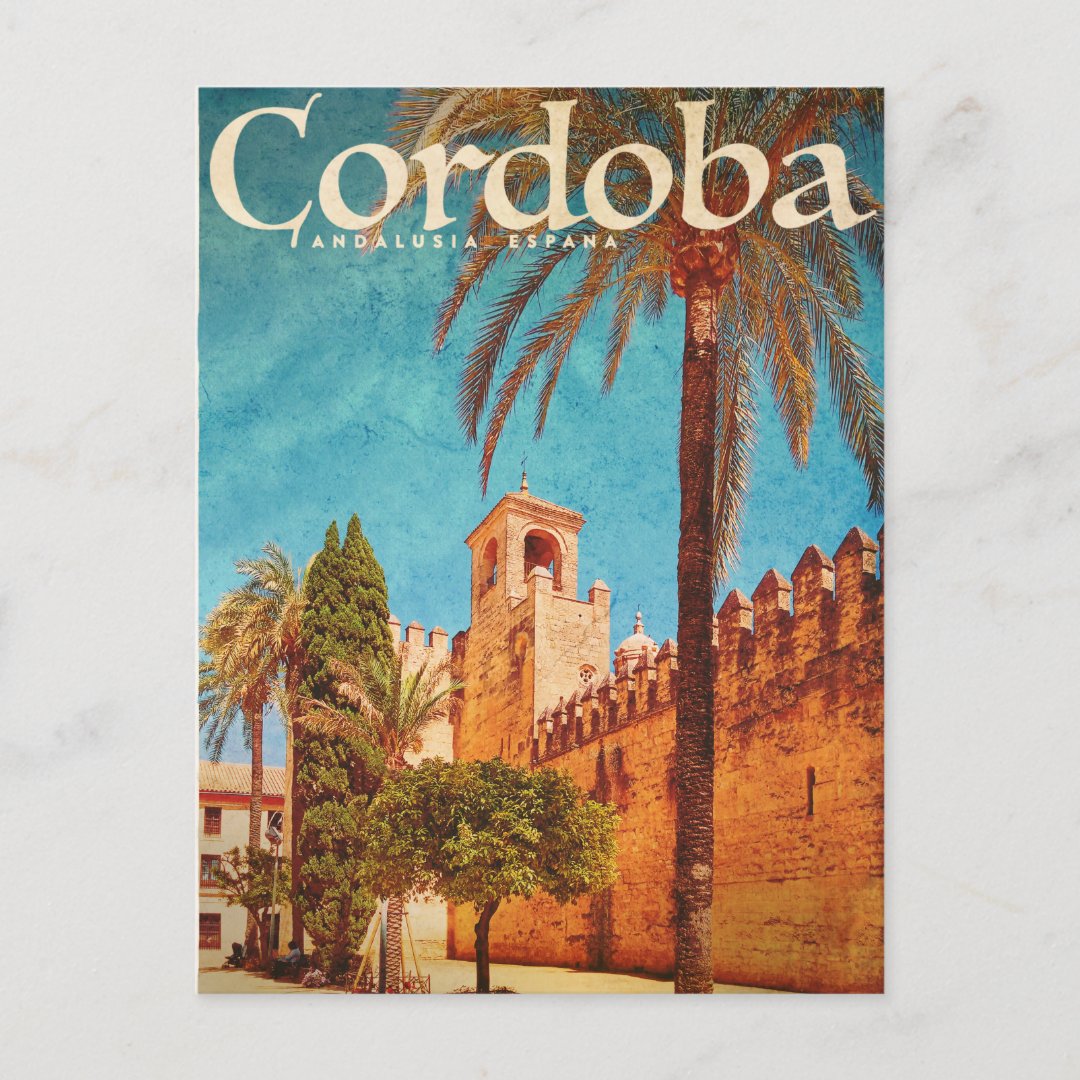 Vintage Alcázar of Seville Travel Postcard | Zazzle