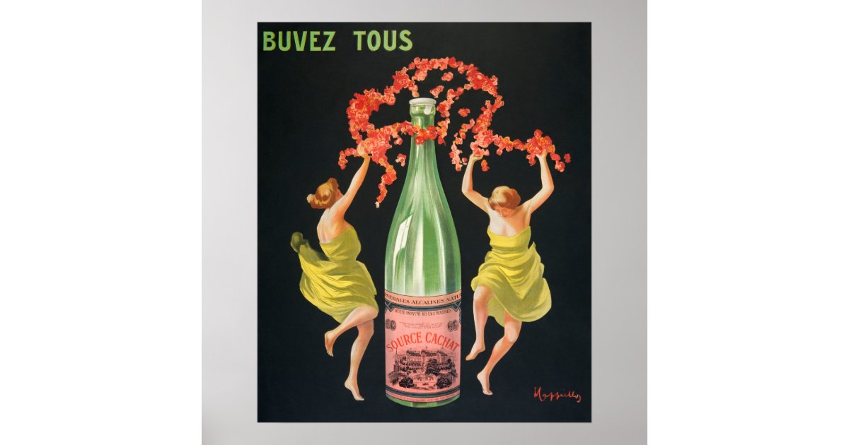Vintage Alcohol Advertising Poster | Zazzle