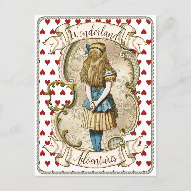 Vintage Alice in Wonderland Postcard | Zazzle