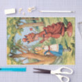 Vintage Alice in Wonderland Red Queen Decoupage Tissue Paper | Zazzle
