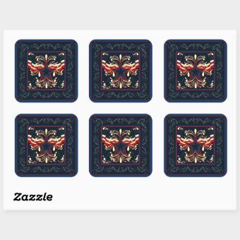 Vintage All American Sticker | Zazzle