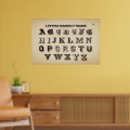 Vintage Alphabet Poster | Zazzle