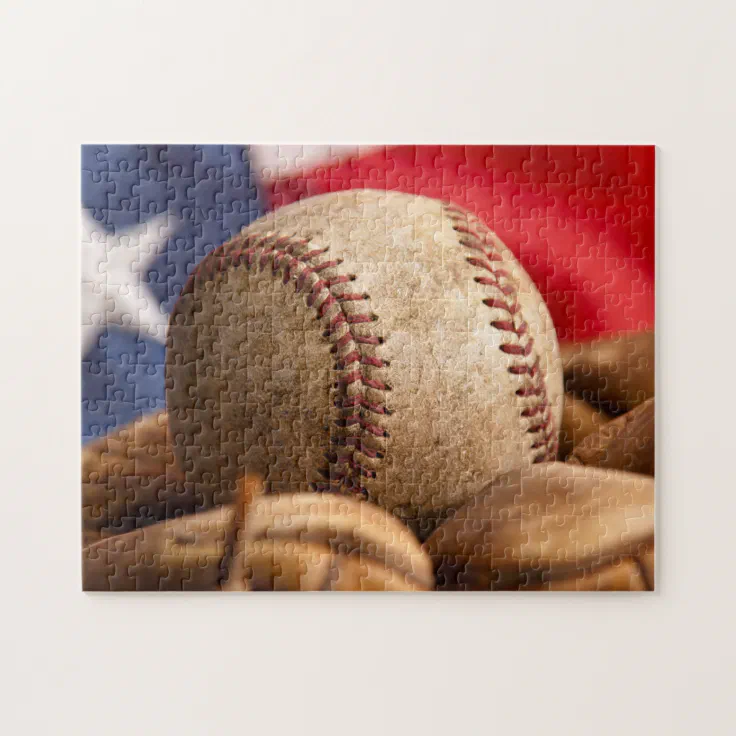 Vintage American Baseball Jigsaw Puzzle | Zazzle