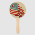 Vintage American Flag Patriotic Hand Fans | Zazzle