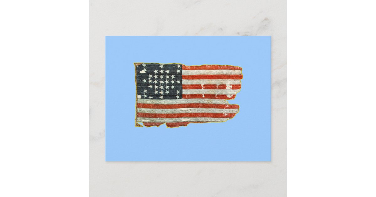 Vintage American Flag Products Postcard | Zazzle