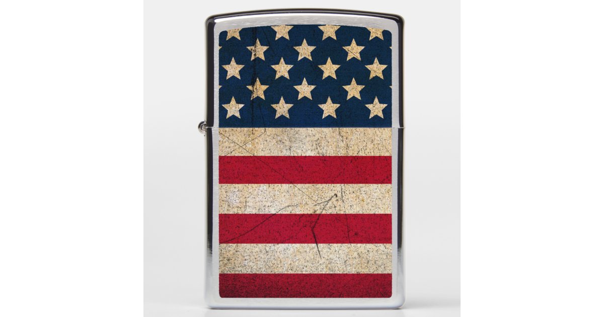 Vintage American Flag Zippo Lighter | Zazzle