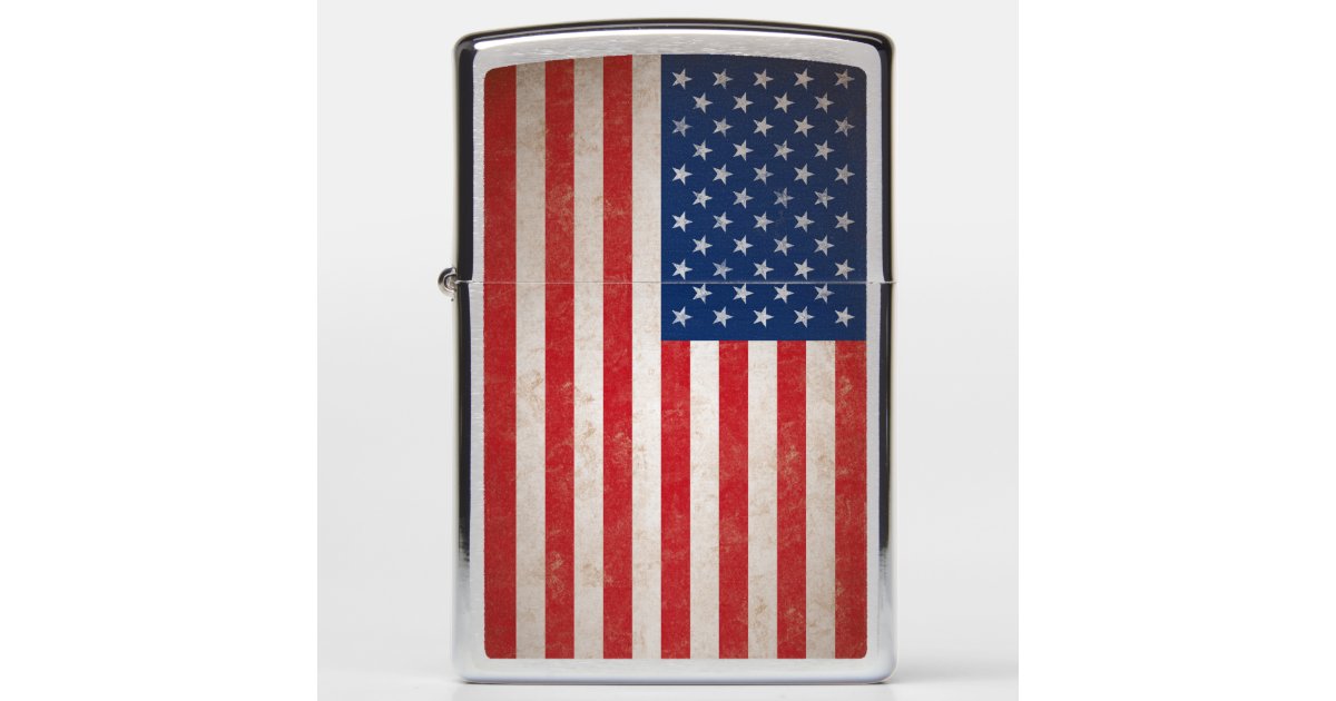 Vintage American Flag Zippo Lighter | Zazzle