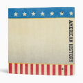 Vintage American History Binder | Zazzle